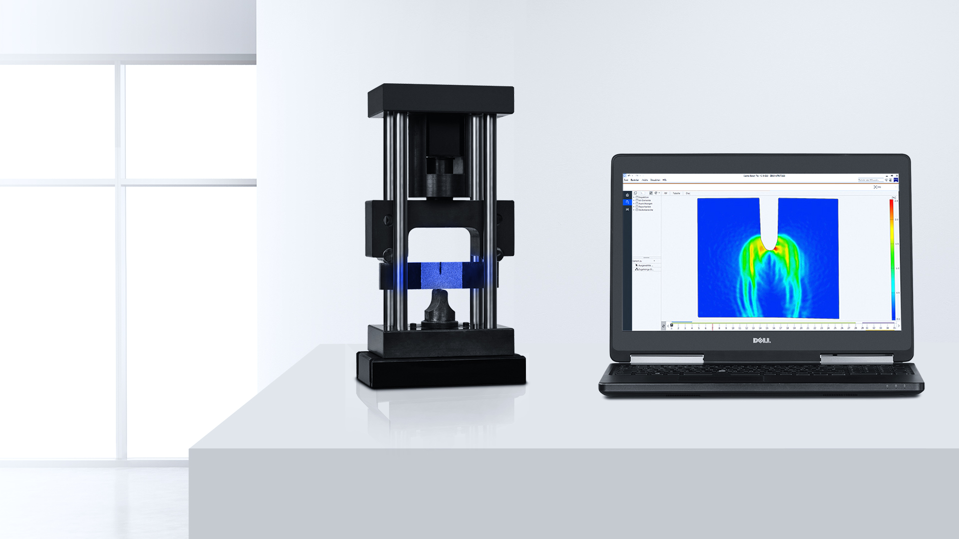 Bending test: Suitable for both brittle and ductile materials